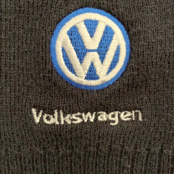 Volkswagen | Accessories | Volkswagen Black Beanie Hat Blue White Logo ...